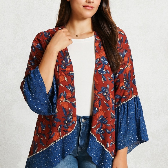 The Pioneer Woman | Tops | The Pioneer Woman Kimono Topper Womens Plus ...